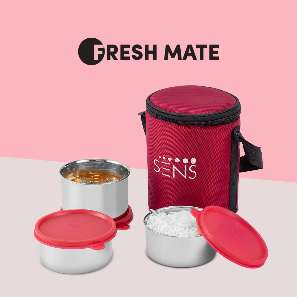 Fresh Mate Lunch Box 400ml+550ml - Leak-Proof, Durable | SENS Life